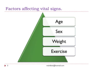 Vital signs | PDF