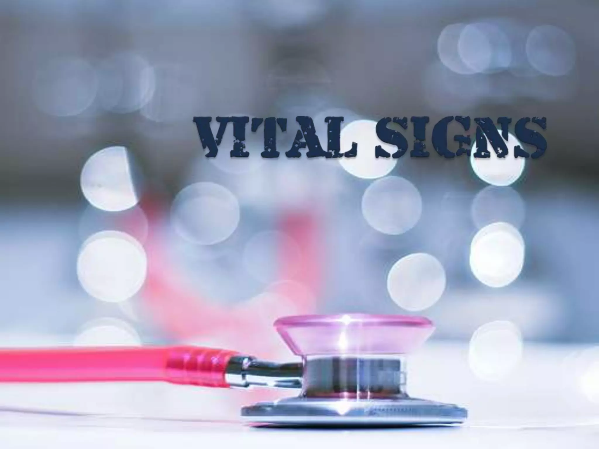 Vital signs | PPTX