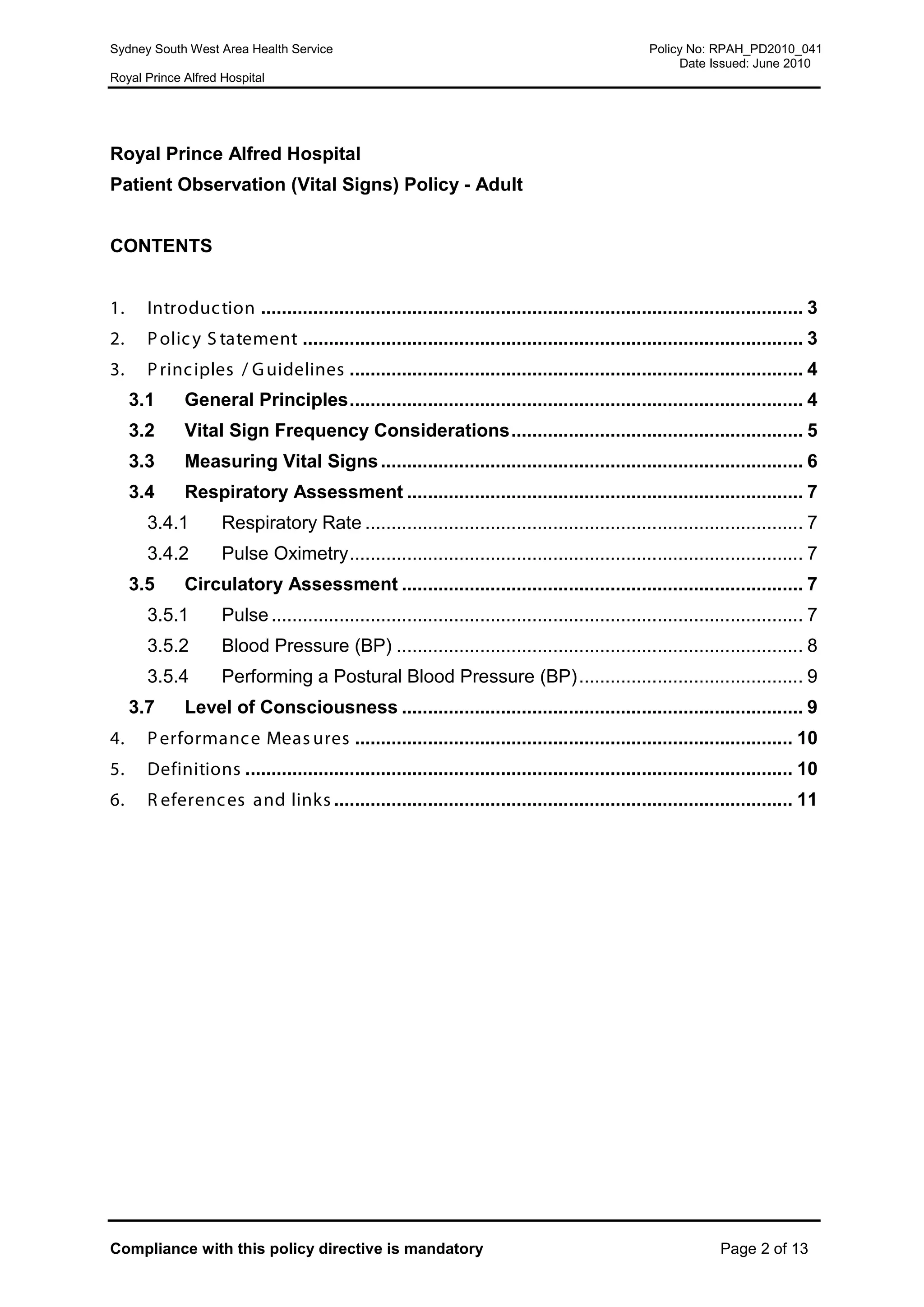 Vital signs | PDF
