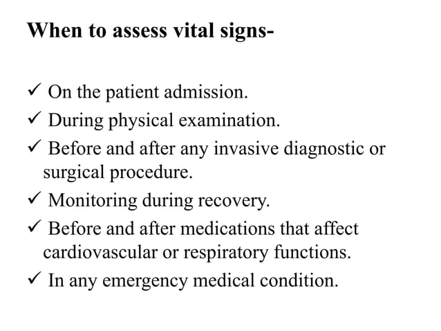 Vital signs | PPTX | Heart and Cardiovascular Diseases | Diseases and ...