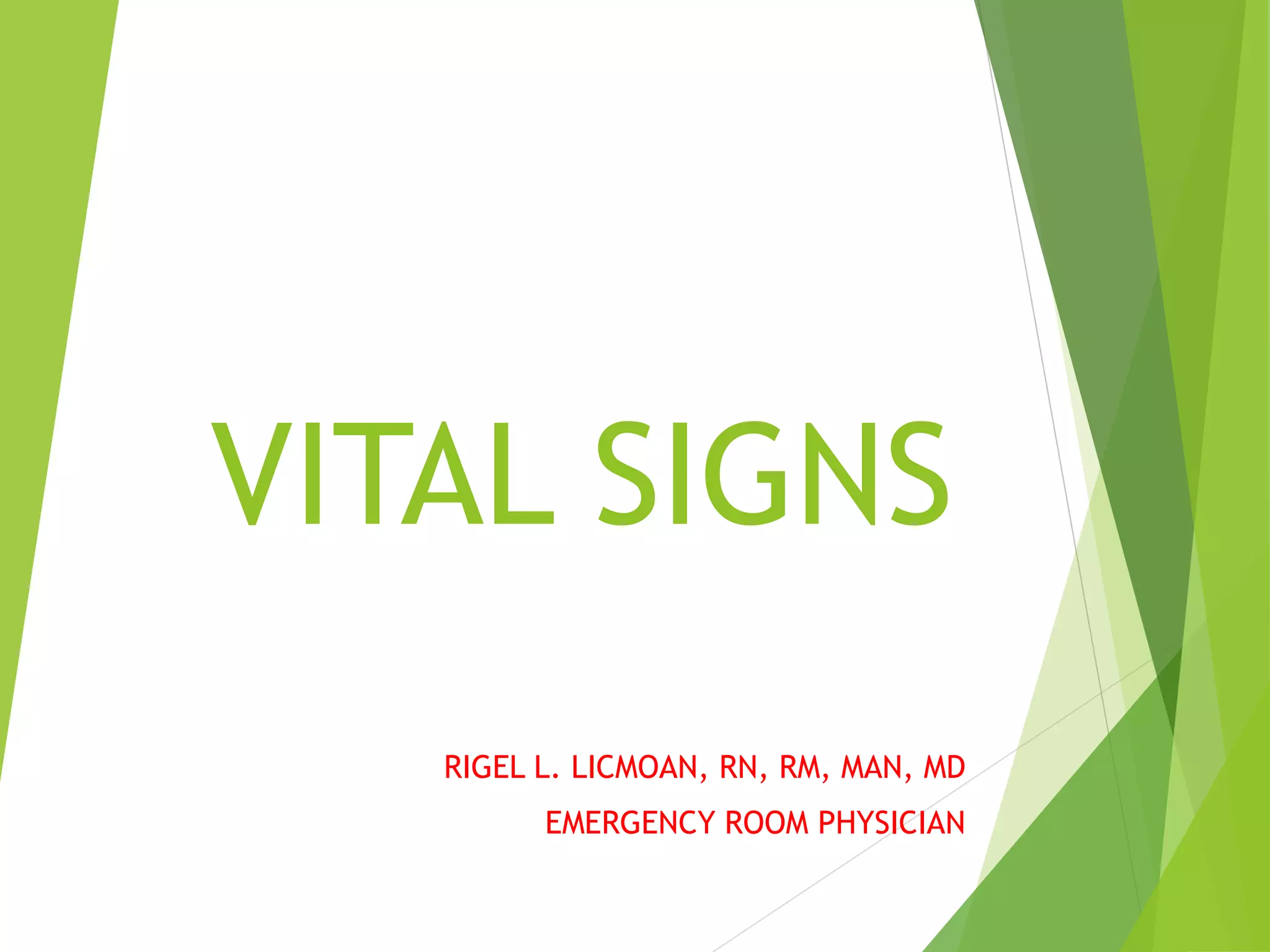 Vital signs | PPT