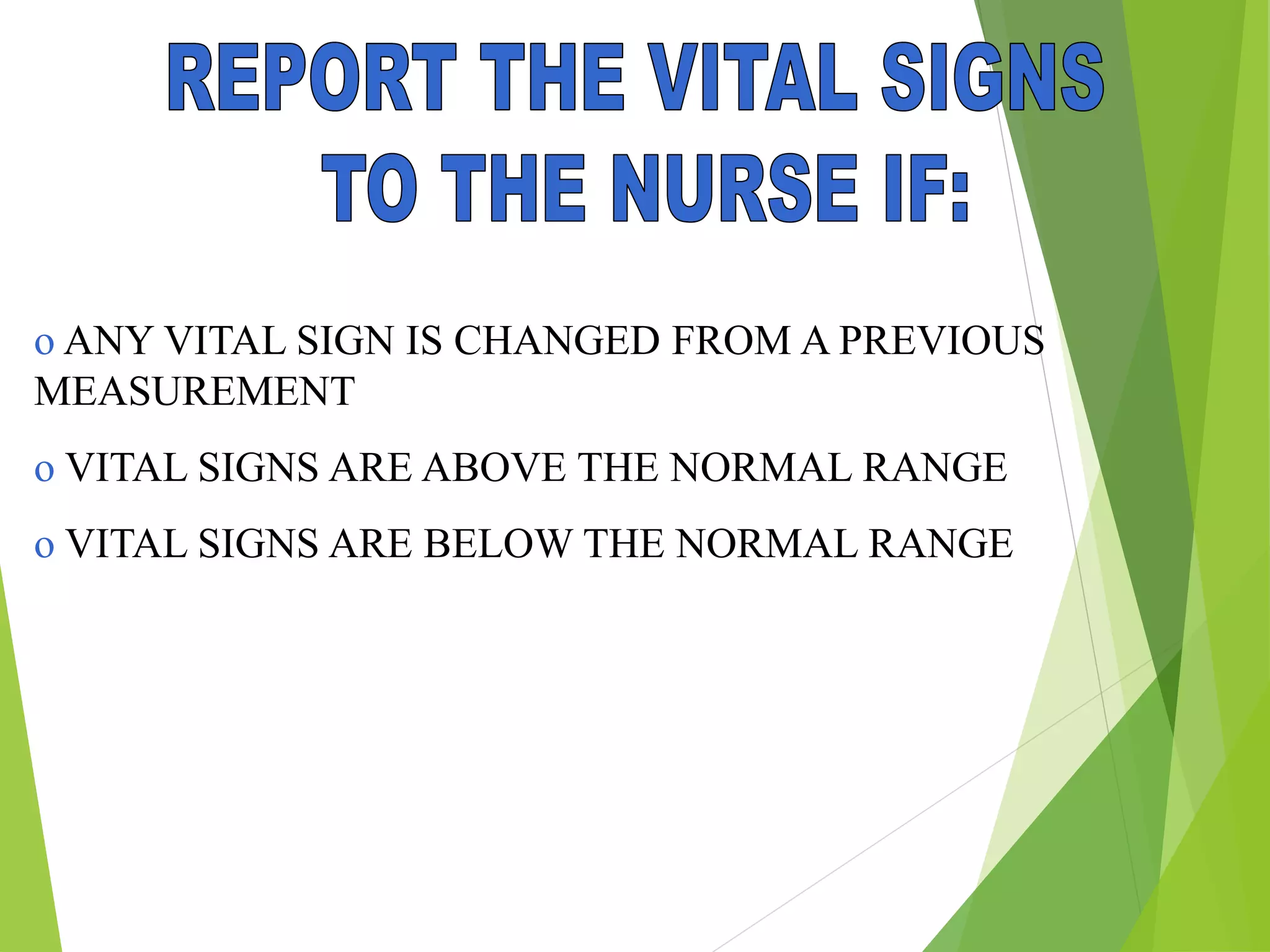 Vital signs | PPT