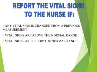 Vital signs | PPT
