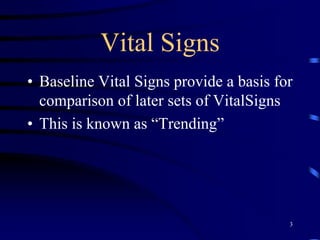 Vital Signs for Paramedics Assessment.ppt | Heart and Cardiovascular ...