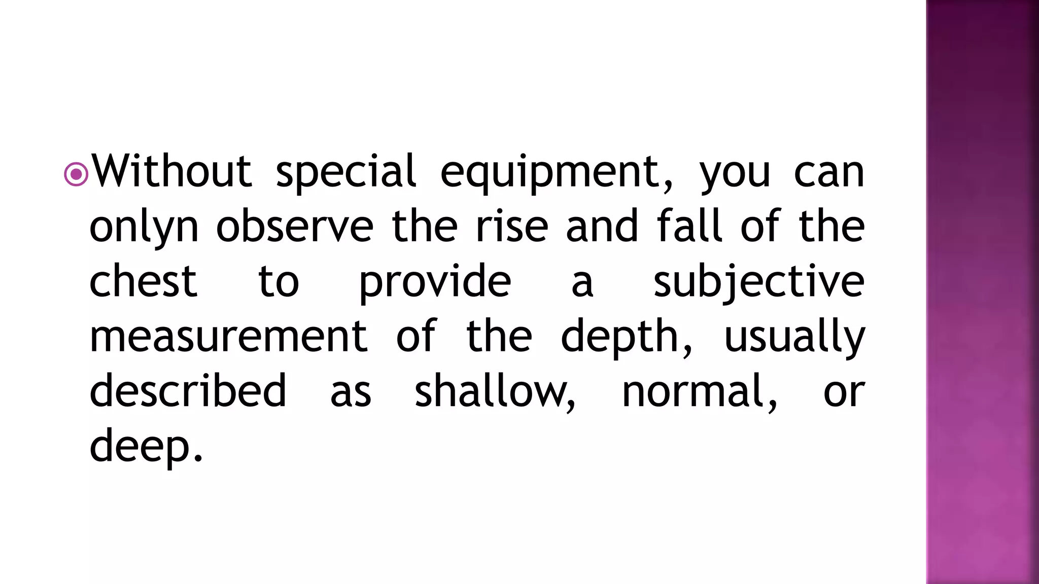 Vital signs - Respiration | PPTX
