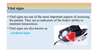 Vital signs , anatomy & physiology | PDF