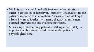 Vital signs , anatomy & physiology | PDF