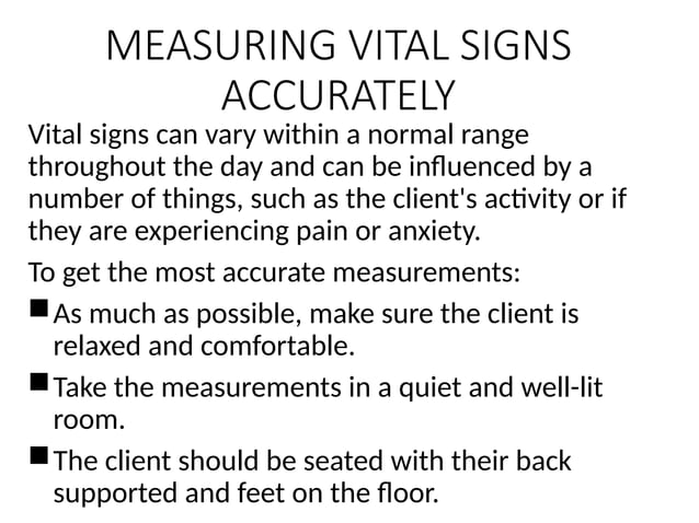 VITAL SIGNS slide share notes for nursing | PPTX