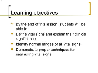 Vital Signs3_111527- NURSING CARE UNIT.ppt