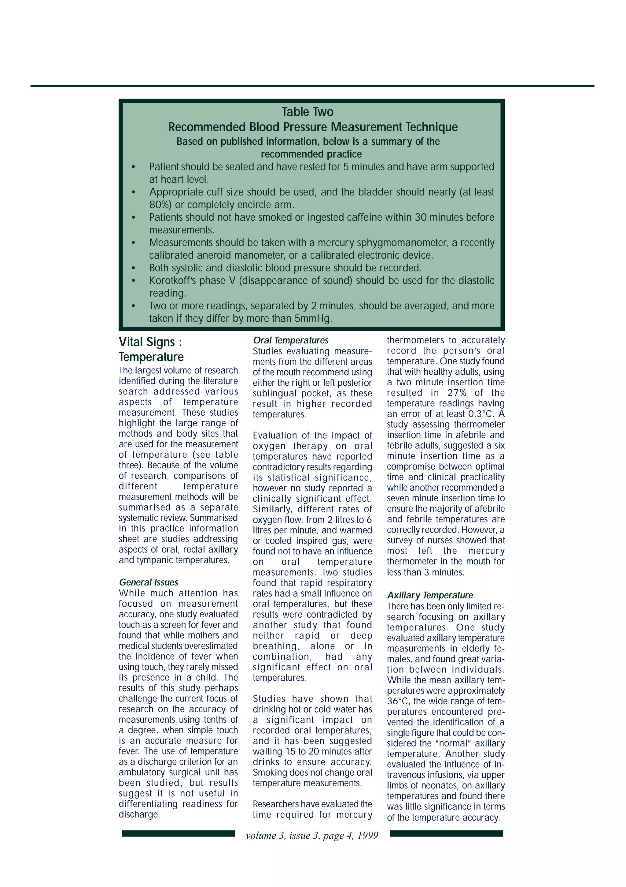 Vital signs article | PDF