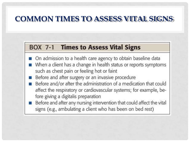 Vital Signs Lecture.pptx | Heart and Cardiovascular Diseases | Diseases ...