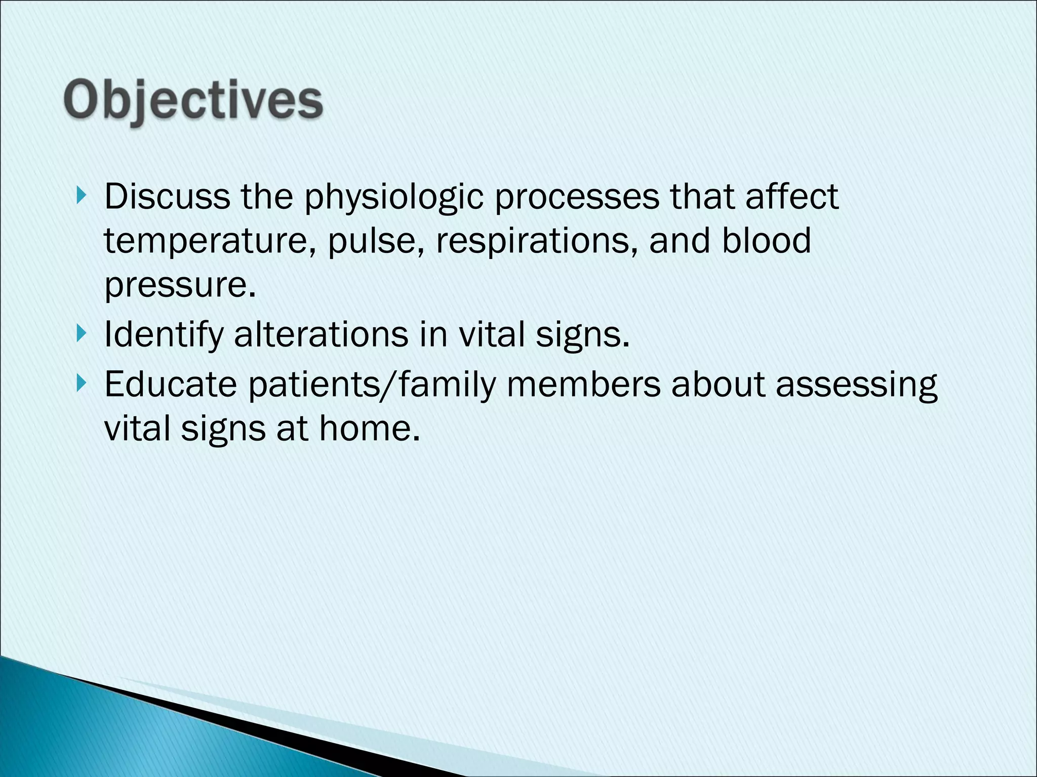 Vital signs power point black module | PPT