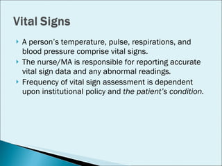 Vital signs power point black module | PPT