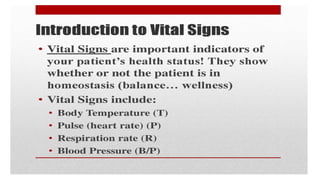 VITAL SIGNS POWERPOINT PRESENTATION UPLOAD | PPTX