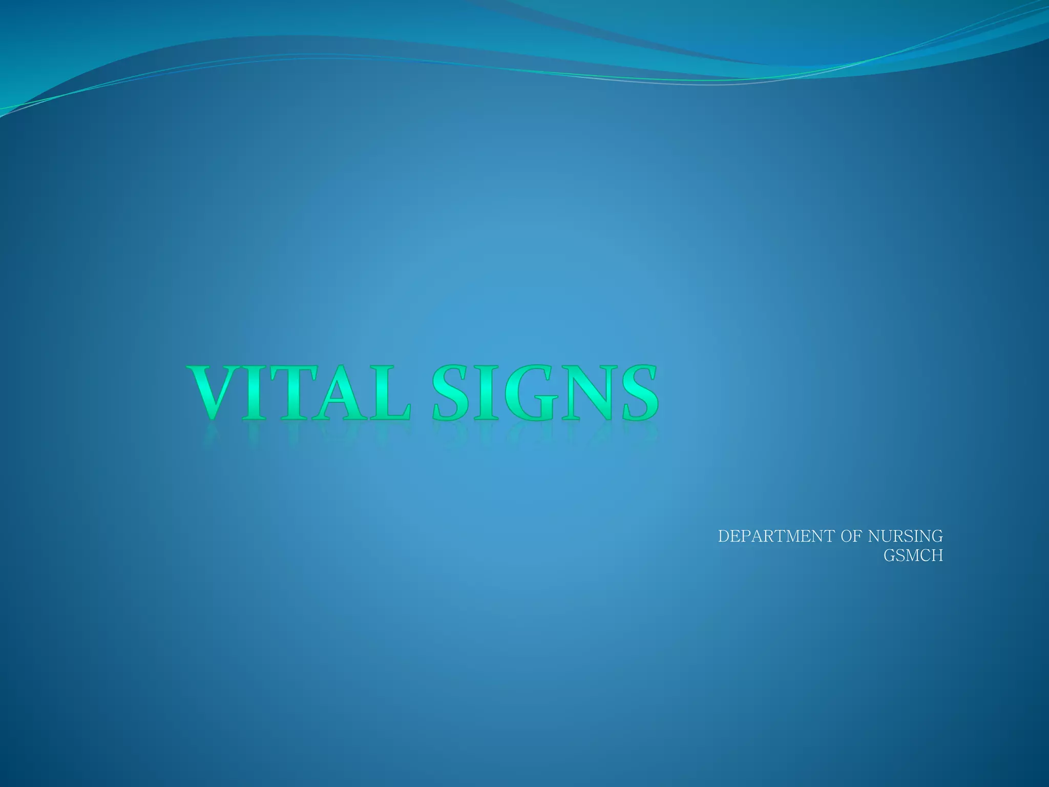 Vital Signs Monitoring Essentials | PPT