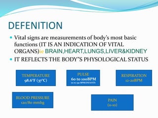 Vital signs ppt varghese | PPTX