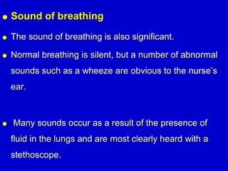 Vital signs respiration | PPT