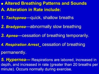 Vital signs respiration | PPT