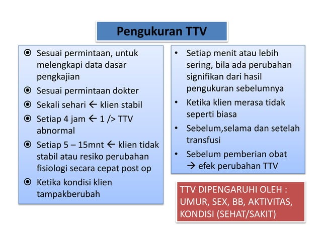 Pemeriksaan tanda-tanda vital (vital sign) | PPT