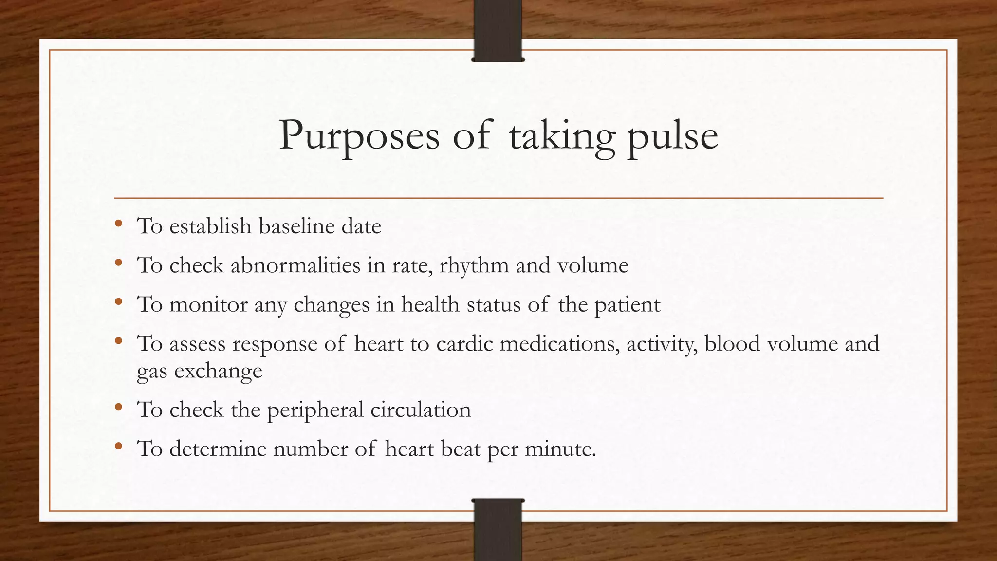 Vitals sign pulse | PPTX