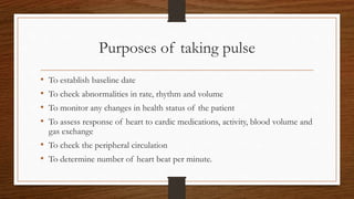Taking Pulse Rate