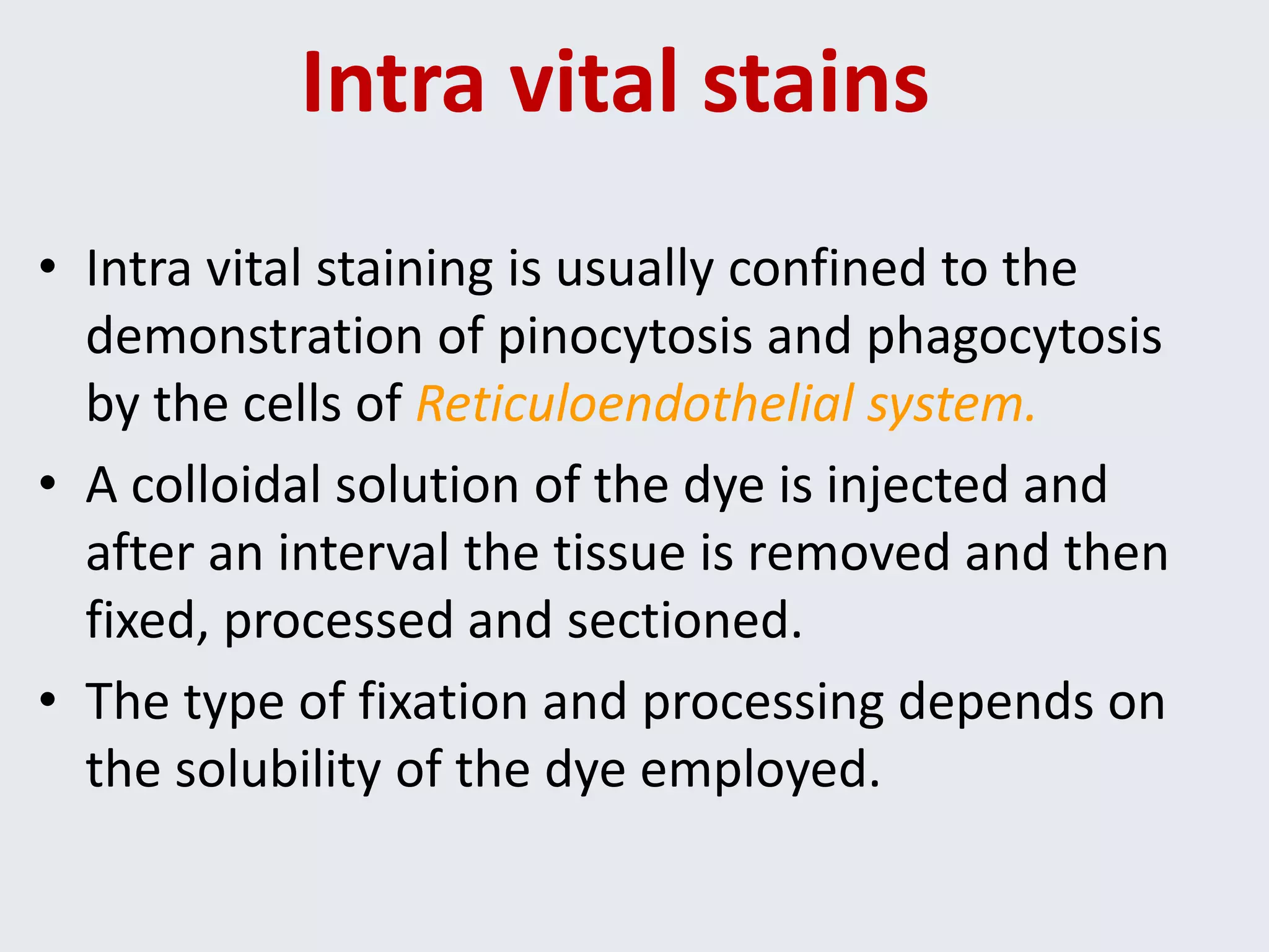 Vital staining ppt notes | PPTX