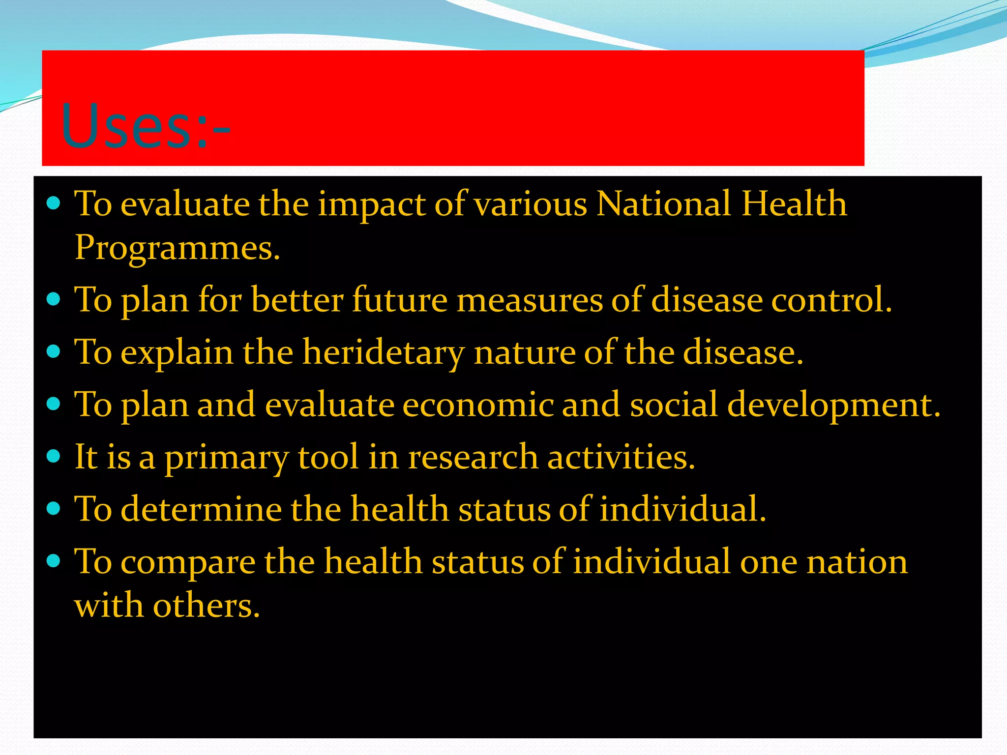 Vital statistics | PPTX