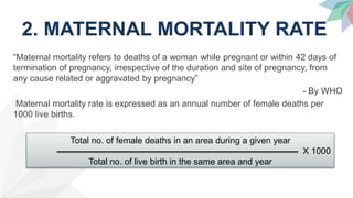 Vital statistics. | PPTX