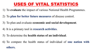 VITAL STATISTICS | PPTX