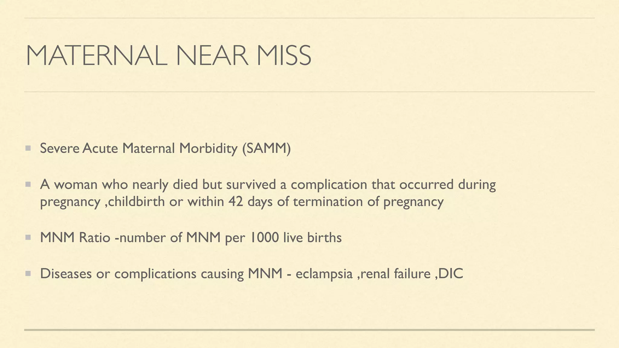 Vital Statistics obstetrics | PDF