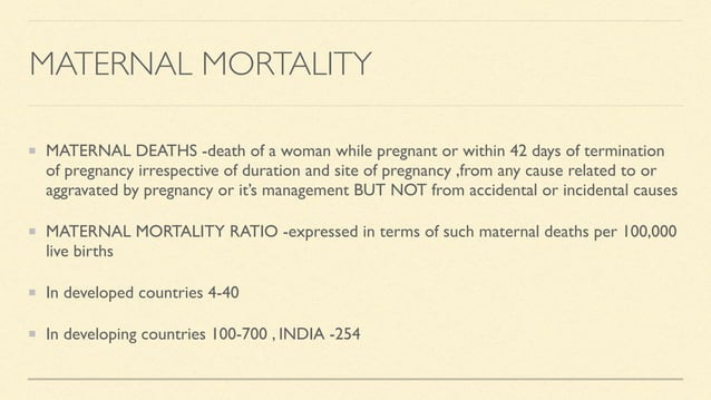 Vital Statistics obstetrics | PDF
