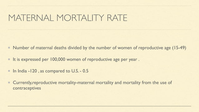 Vital Statistics obstetrics | PDF