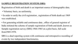 Vital statistics | PPTX