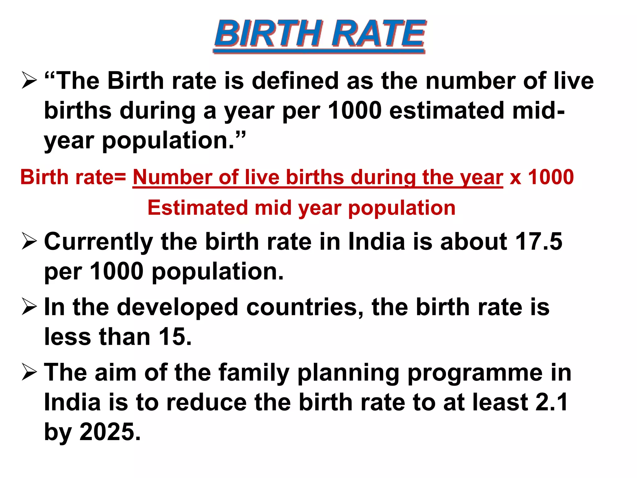 Vital statistics related to maternal health in india | PPT