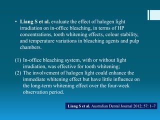 Vital tooth bleaching | PPTX