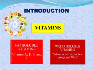 FAT SOLUBLE VITAMINS A & D | PPTX