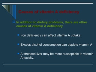 Vitamin a-deficiency | PPT