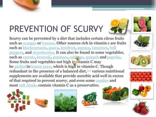 Vitamin c deficiency scurvy | PPTX