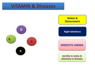 Vitamins as coenzymes, different forms and deficiency disorders | PPTX