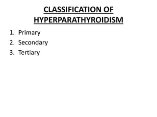 VITAMIN D AND HYPERPARATHYROIDISM | PPTX