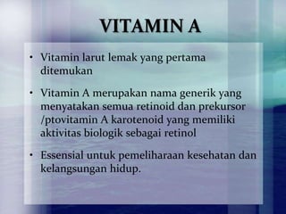 Vitamin A | PPTX