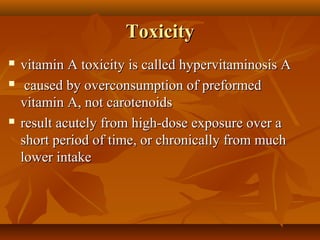 Vitamin a | PPT
