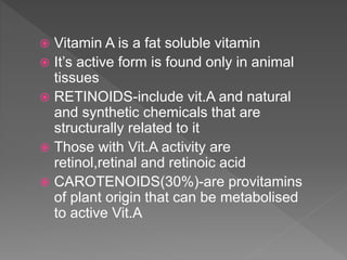 Vitamin a | PPTX