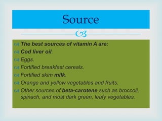 Vitamin a | PPTX