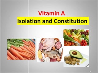 Vitamin A | PPTX | Chemistry | Science