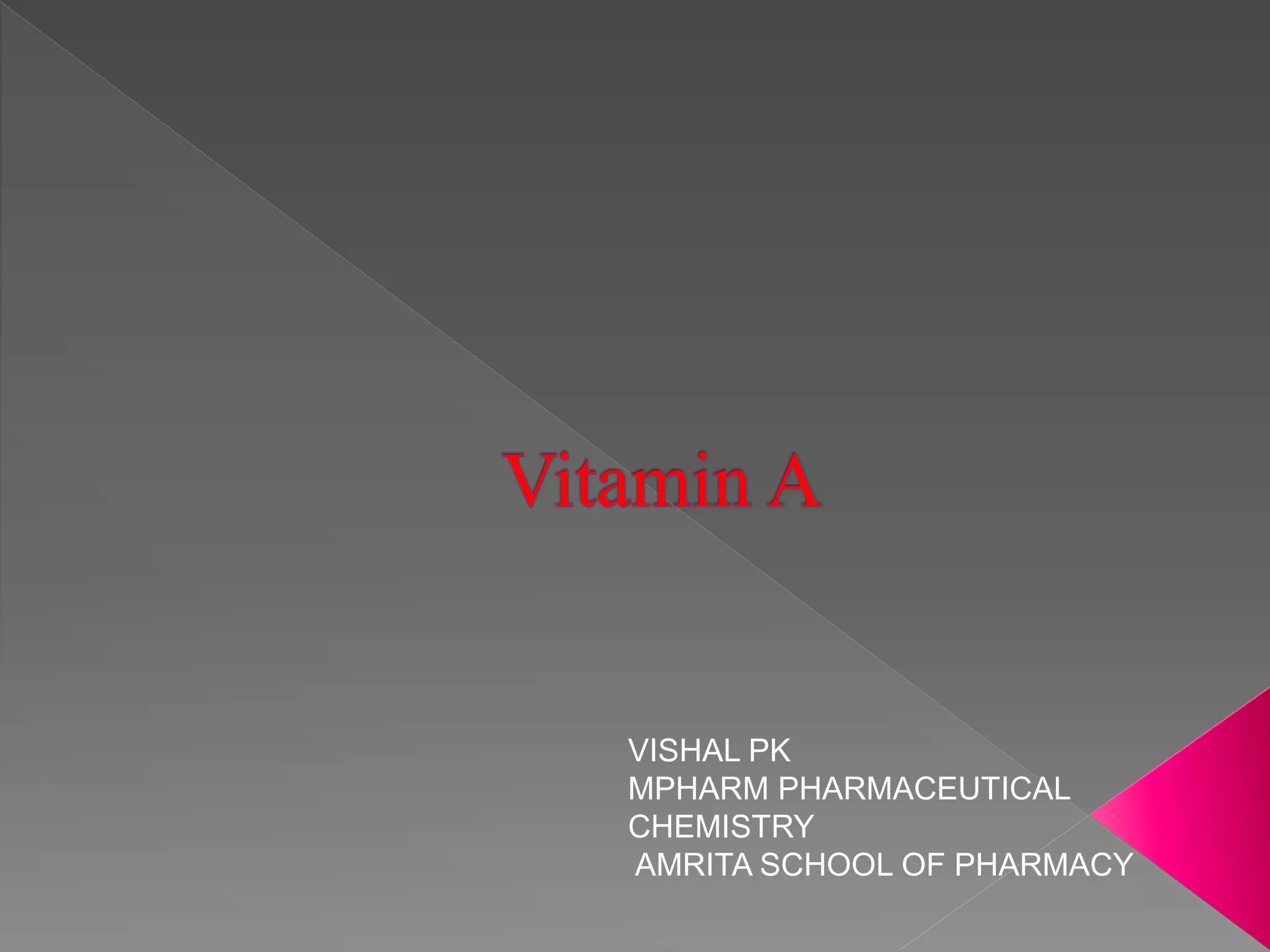 Vitamin A | PPTX