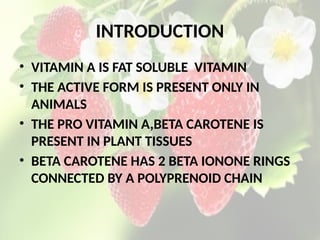 vitamin A | PPTX