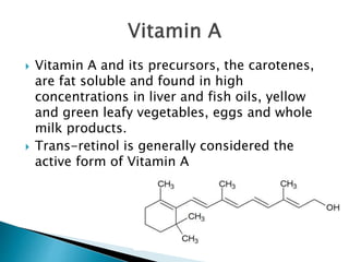 Vitamin A and B1 | PPTX