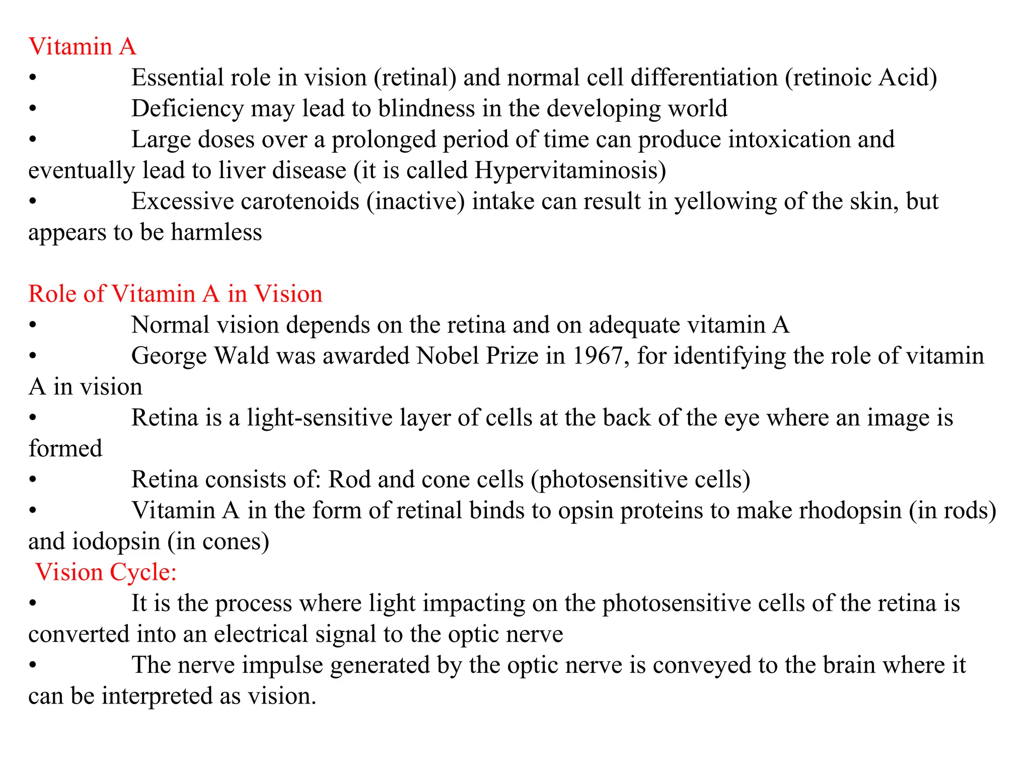 Vitamin A Biochemistry. deficiency and toxicity.ppt