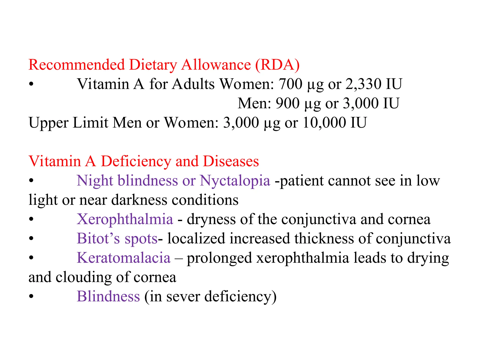 Vitamin A Biochemistry. deficiency and toxicity.ppt
